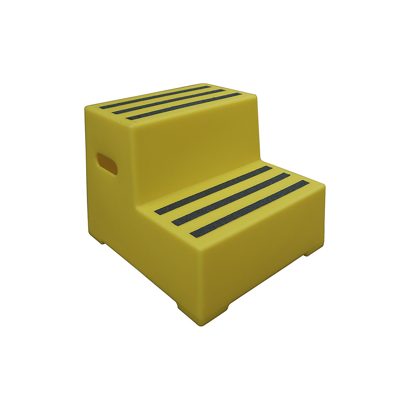 Plastic Safety Steps | 415h x 500w x 545d mm | 2 Tread | Yellow | BiGDUG