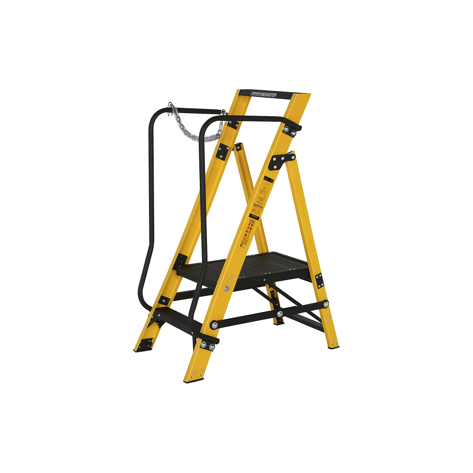 Werner Megastep Fibreglass Step Ladder | Access | BiGDUG