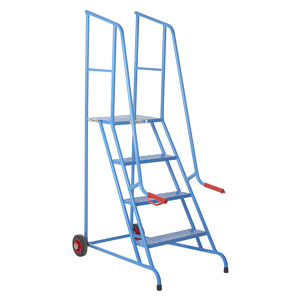 CLIMB-IT Mobile Lorry Access Steps | 1735h x 590w x 1030d mm | 4 Tread ...