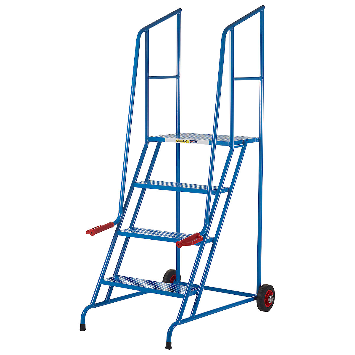 CLIMB-IT Mobile Lorry Access Steps | 1740h x 750w x 990d mm | 4 Tread ...