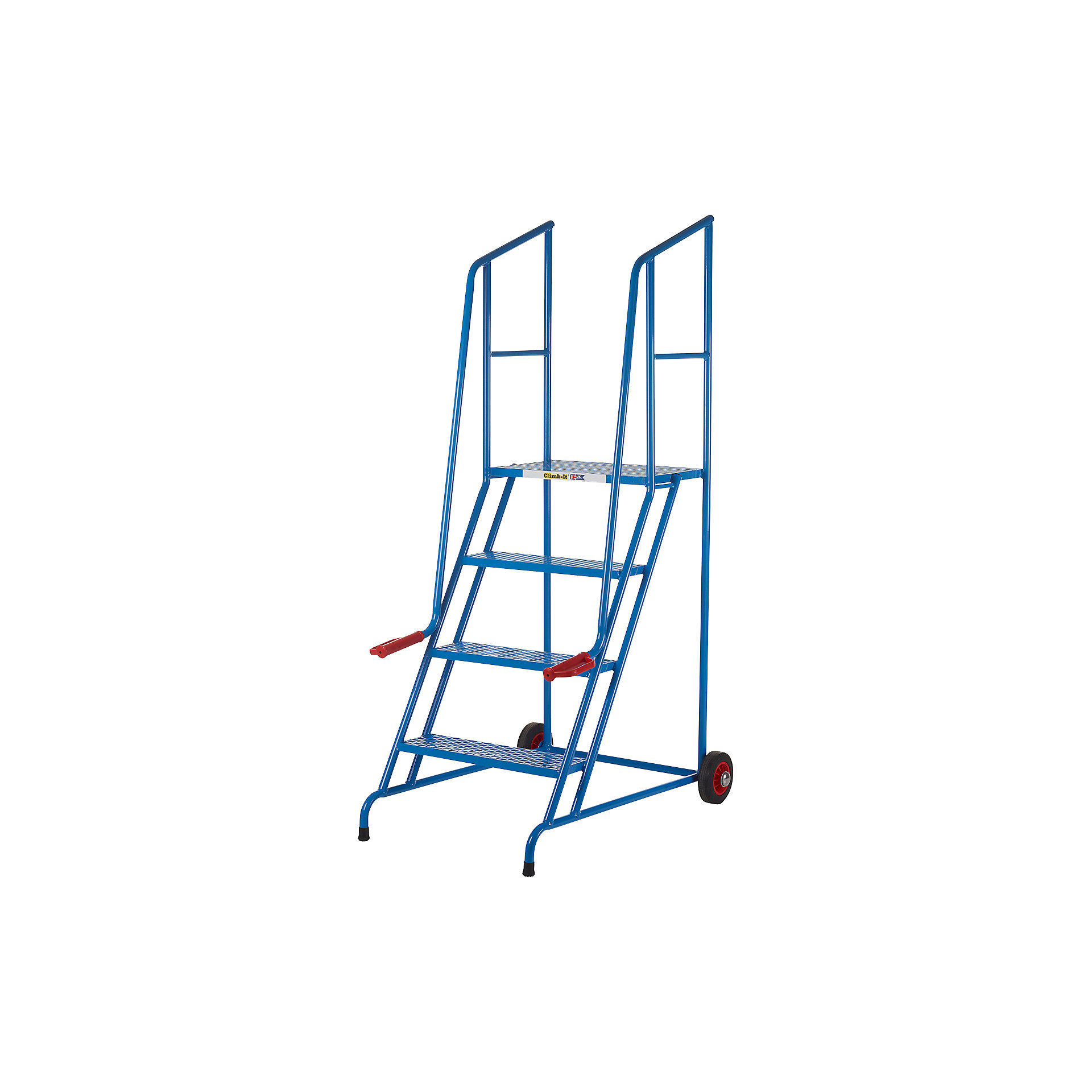 CLIMB-IT Mobile Lorry Access Steps | 1740h x 750w x 990d mm | 4 Tread ...