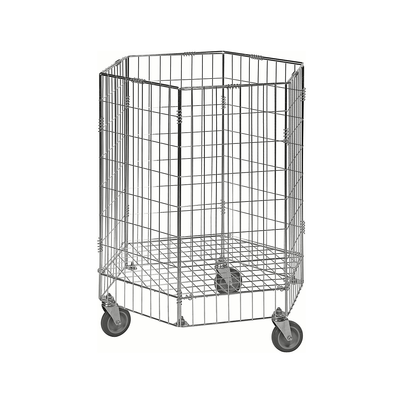 Kongamek Hexagonal Galvanised Mesh Trolley | BiGDUG