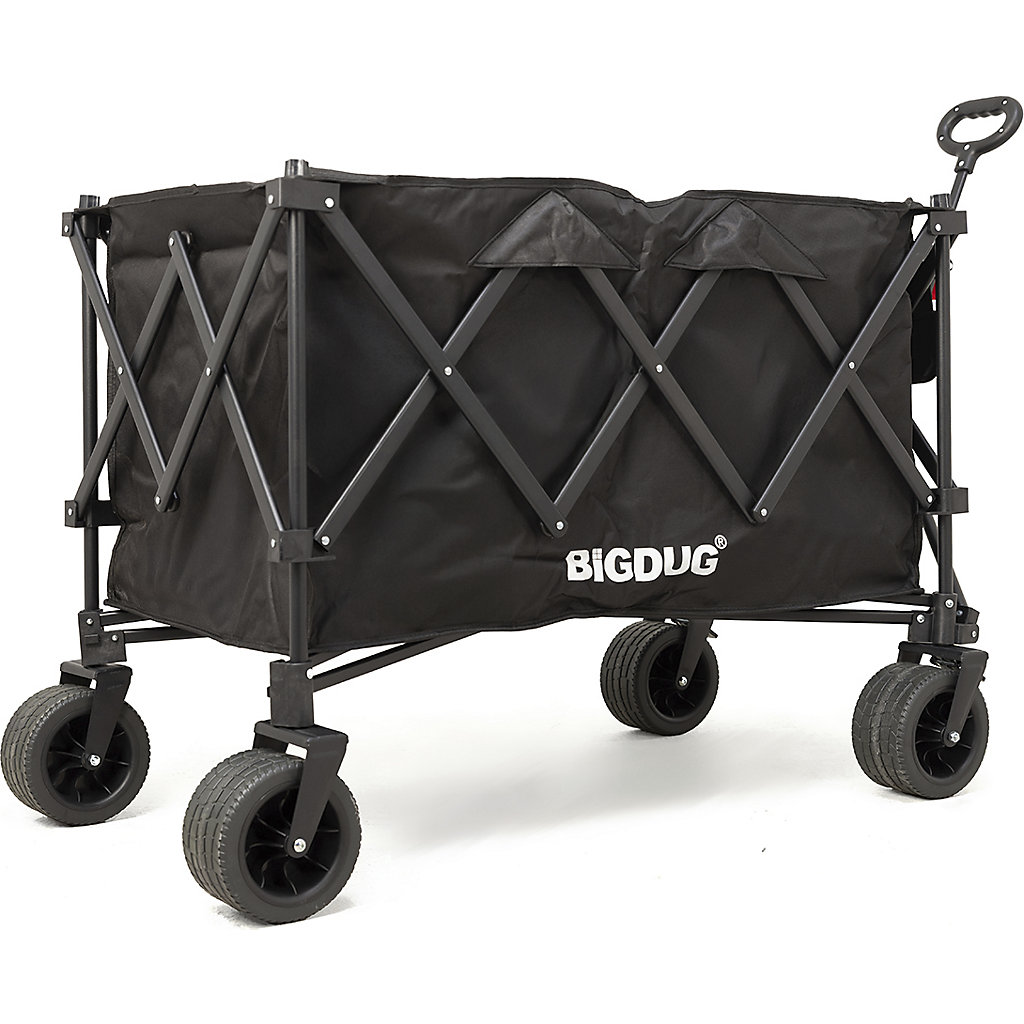 BiGDUG Folding Camping & Festival Trolley | 790h x 580w x 1060d mm ...