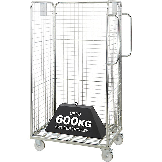 3 Sided Merchandising Trolley | Trucks & Trolleys | BiGDUG