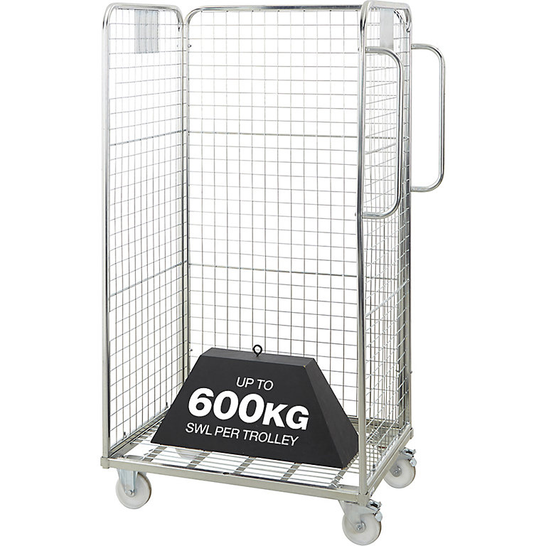 3 Sided Merchandising Trolley | Trucks & Trolleys | BiGDUG