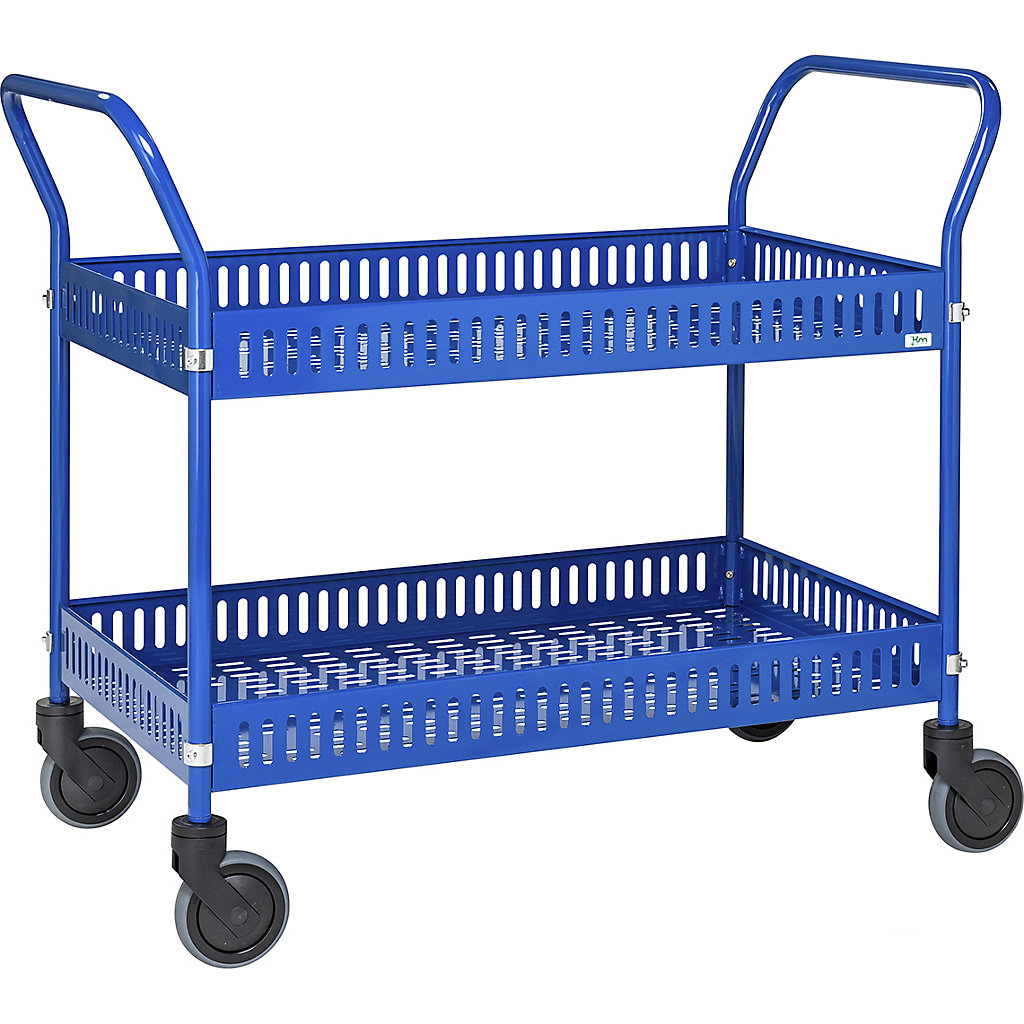 Kongamek Two Handle Table Trolley With Side Rail | BiGDUG