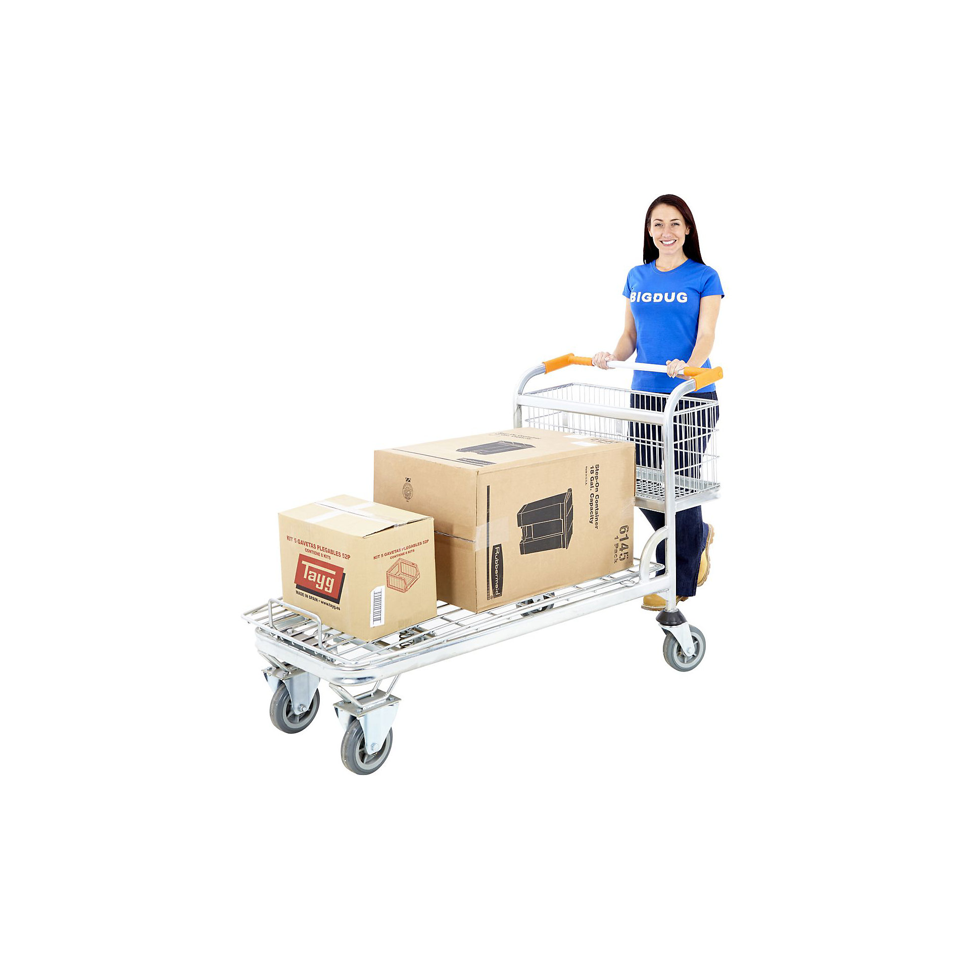 Nestable Cash And Carry Trolleys | Handling | BiGDUG