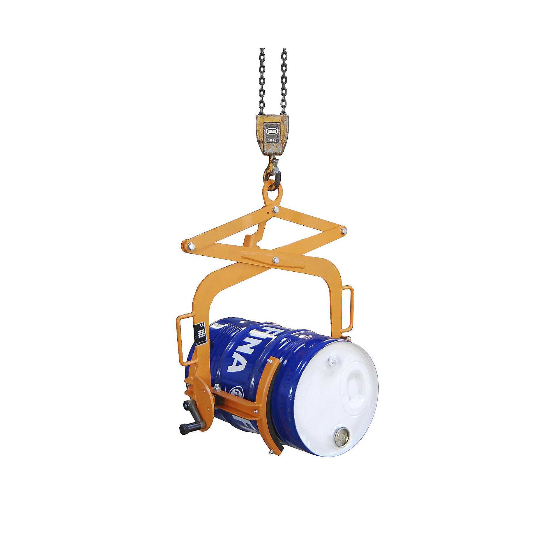 EUROKRAFTpro – Drum tilting clamp: for 60 l steel bung drums and drums ...