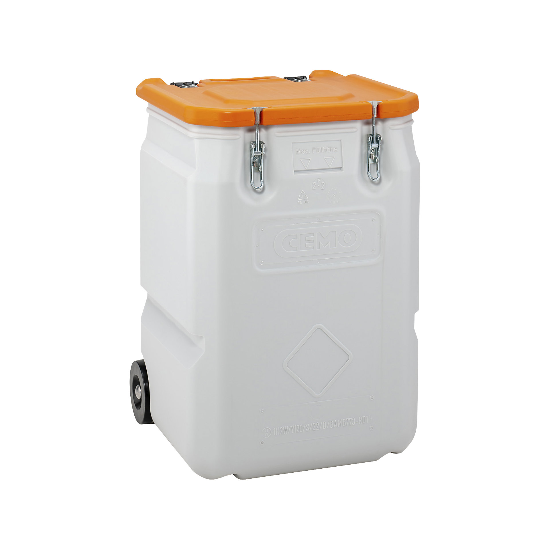 Mobil-Box hazardous materials collection container – CEMO: capacity 250 ...