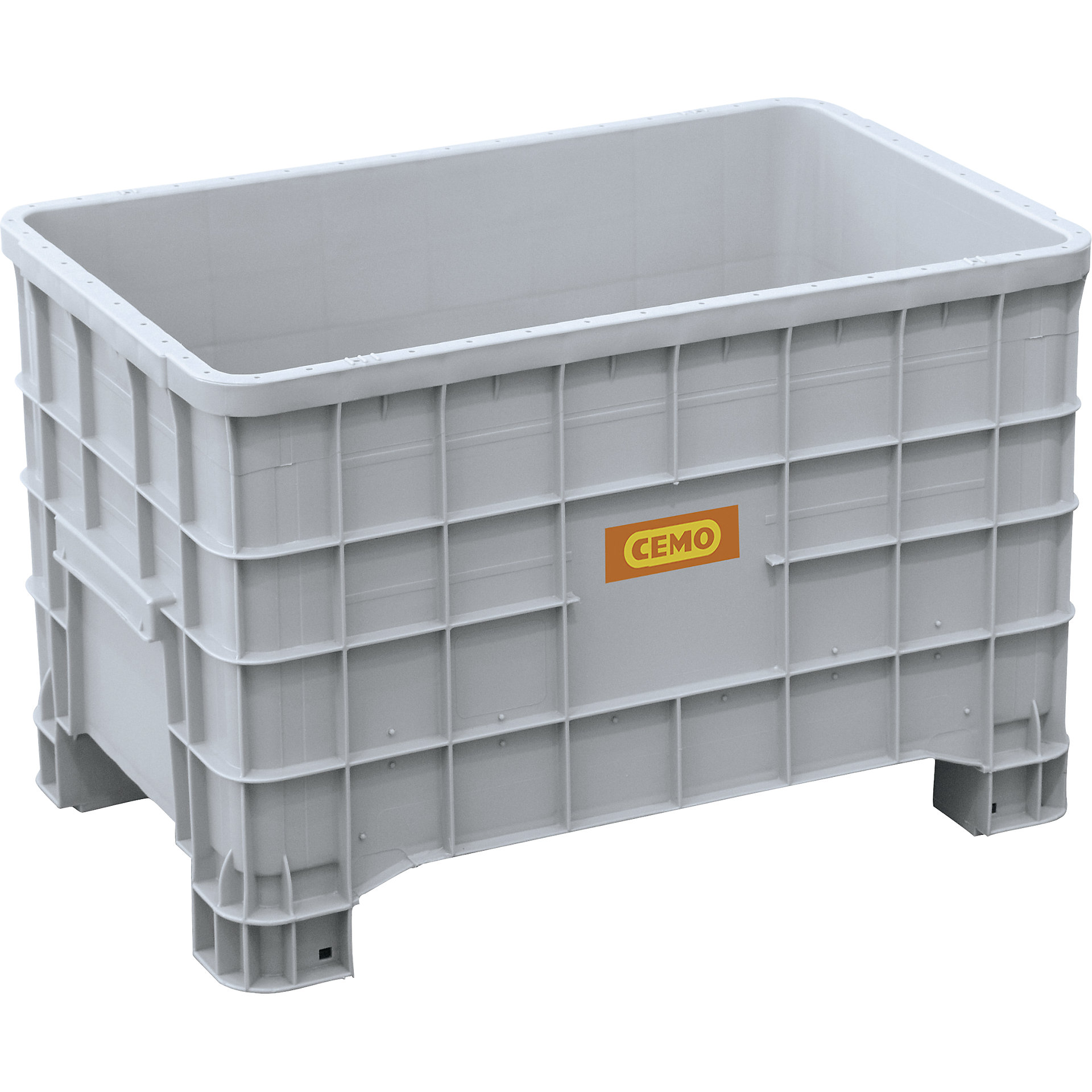 Used battery storage and transport box – CEMO: made of PE, capacity 300 ...