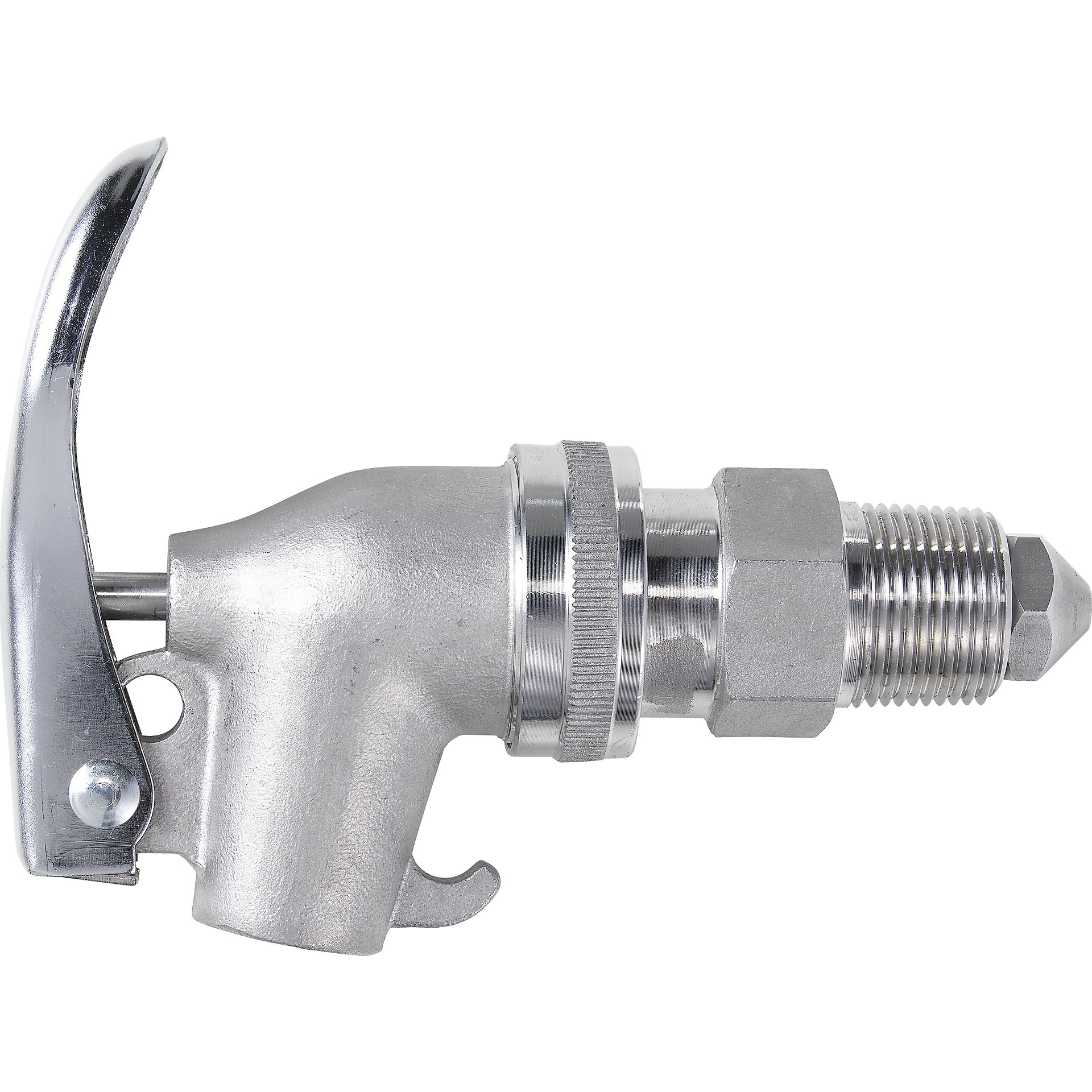 Safety stop cock: stainless steel, self-closing with flame trap ...