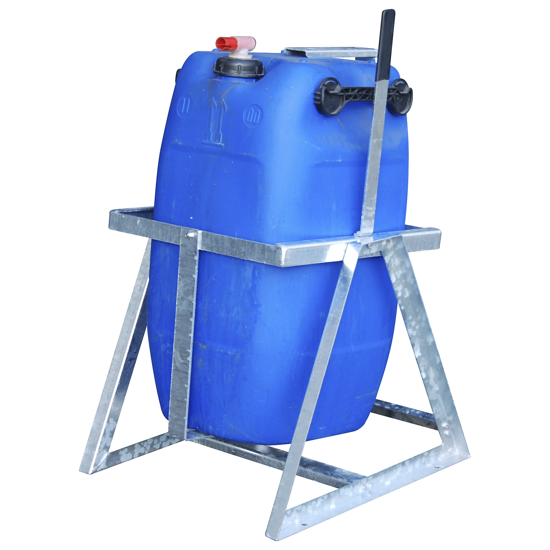 Tilting canister stand – eurokraft pro: for 50 / 60 litre containers ...