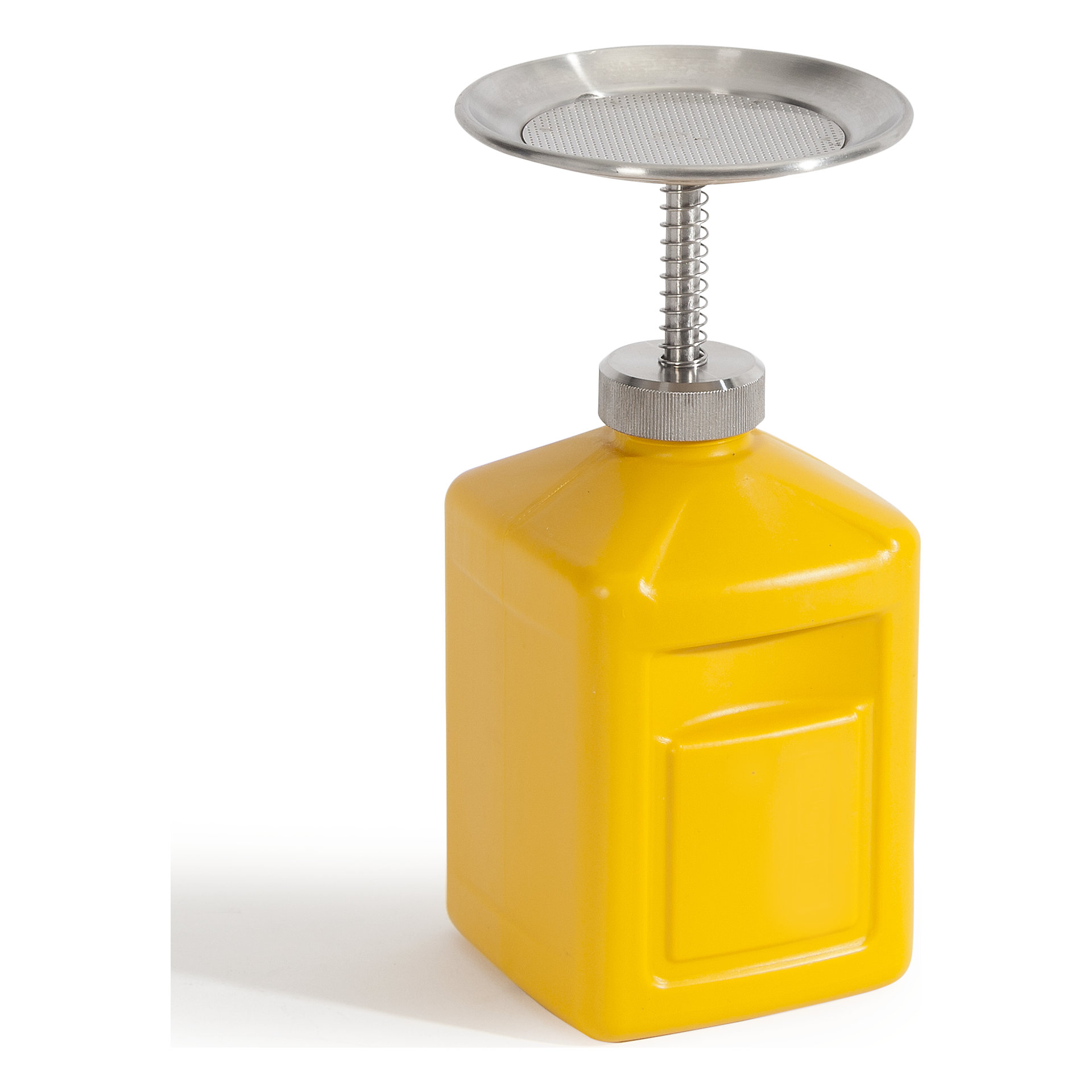 Plunger can – FALCON: yellow polyethylene | kaiserkraft