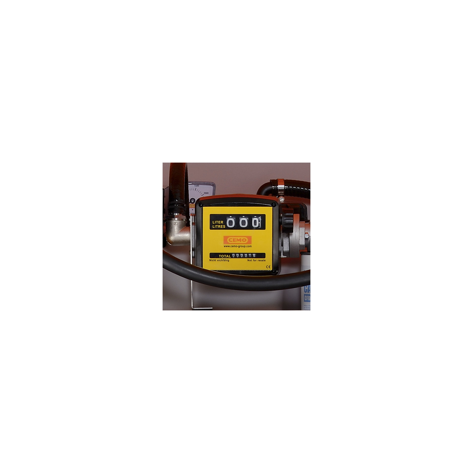 Counter for CUBE diesel tank – CEMO: 3-digit tank gauge | kaiserkraft IE