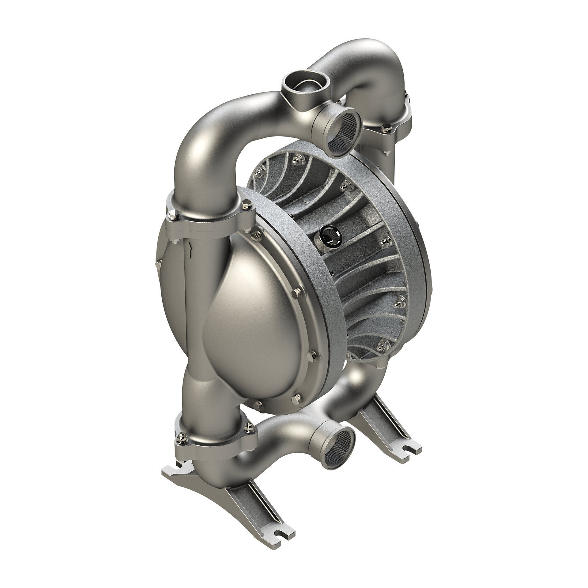 Double diaphragm pump 2'', metal – Lutz: ex protection, stainless steel / TPV (EPDM-PP ...