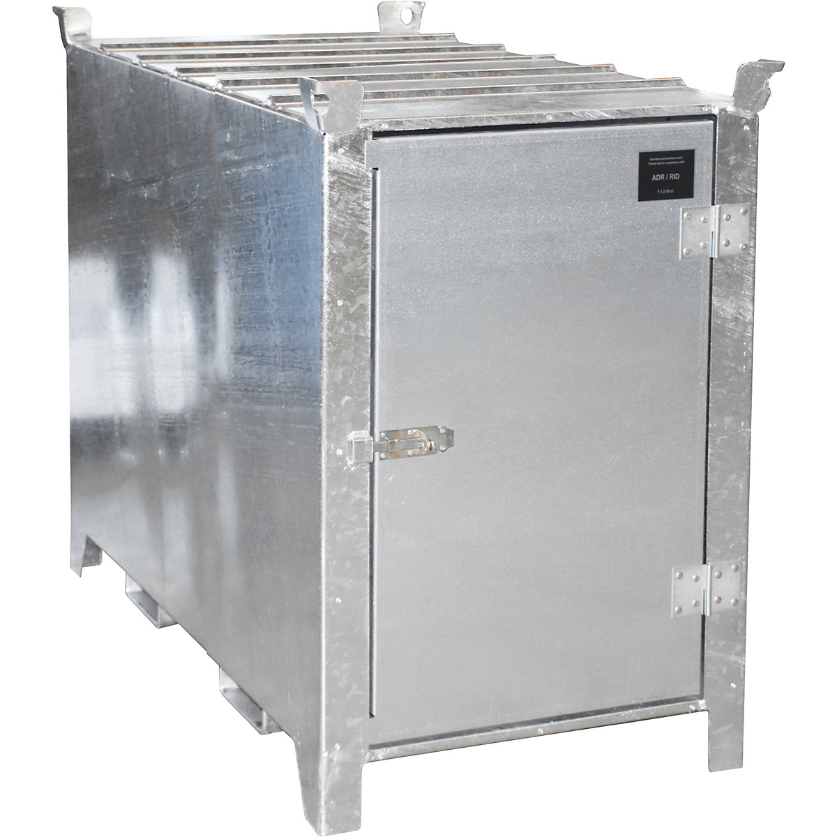 Fluorescent tube box, hot dip galvanised – eurokraft pro: capacity 1000 ...