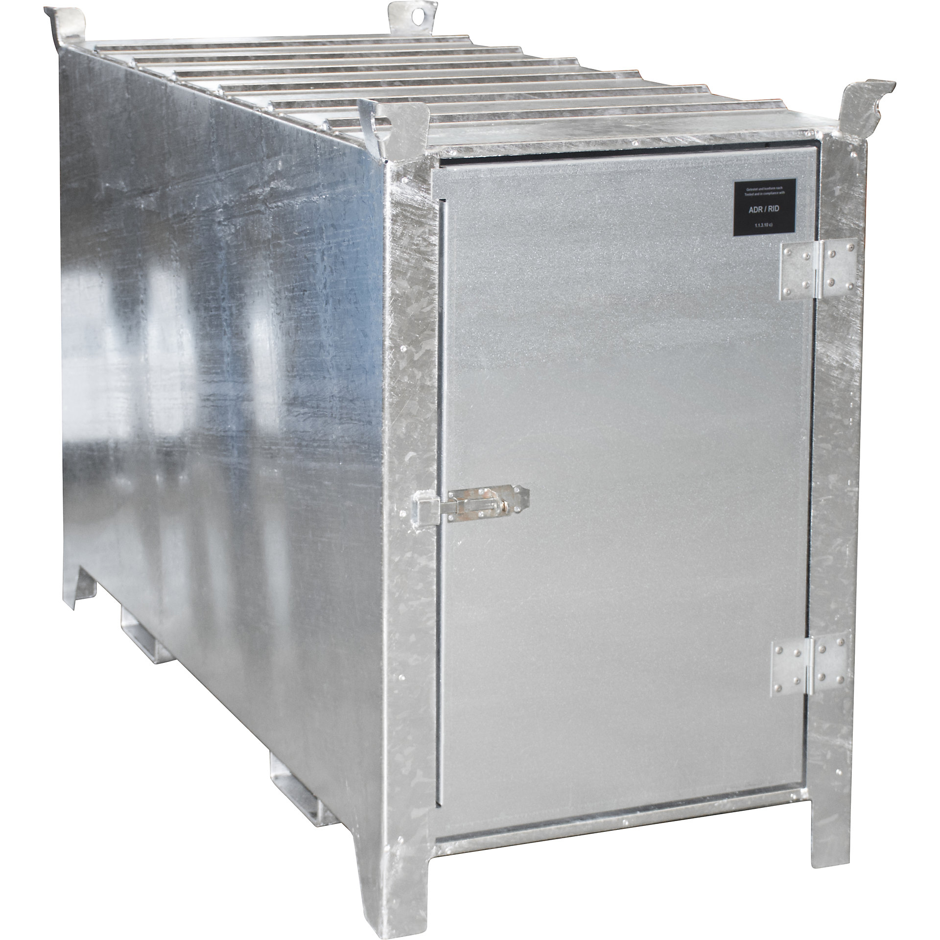 Fluorescent tube box, hot dip galvanised – eurokraft pro: capacity 1350 ...