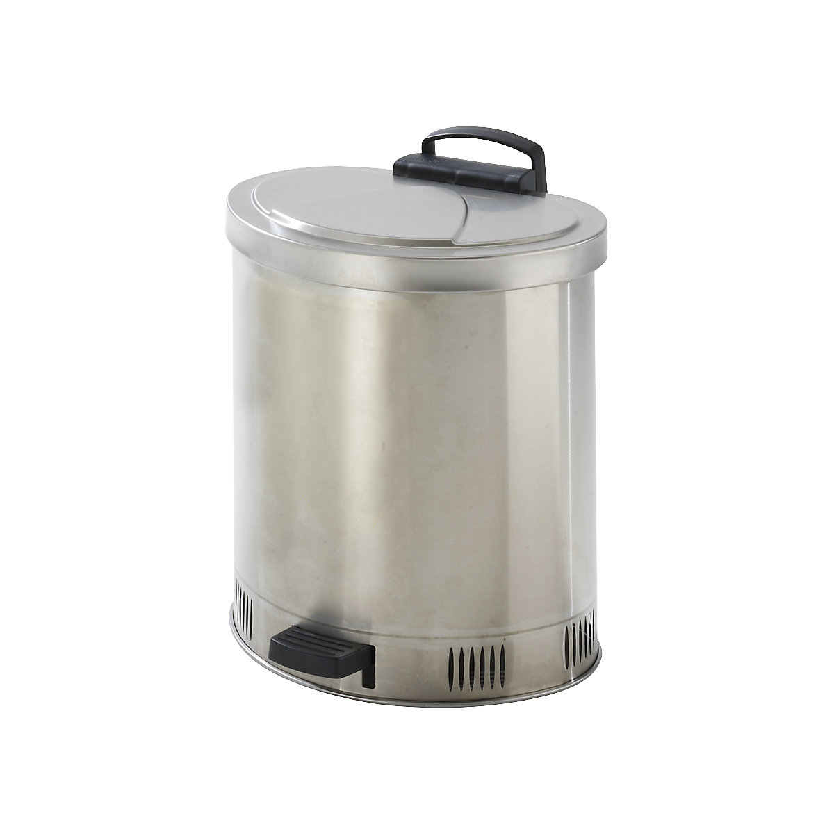 Safety disposal can with self-closing lid: stainless steel | KAISER ...
