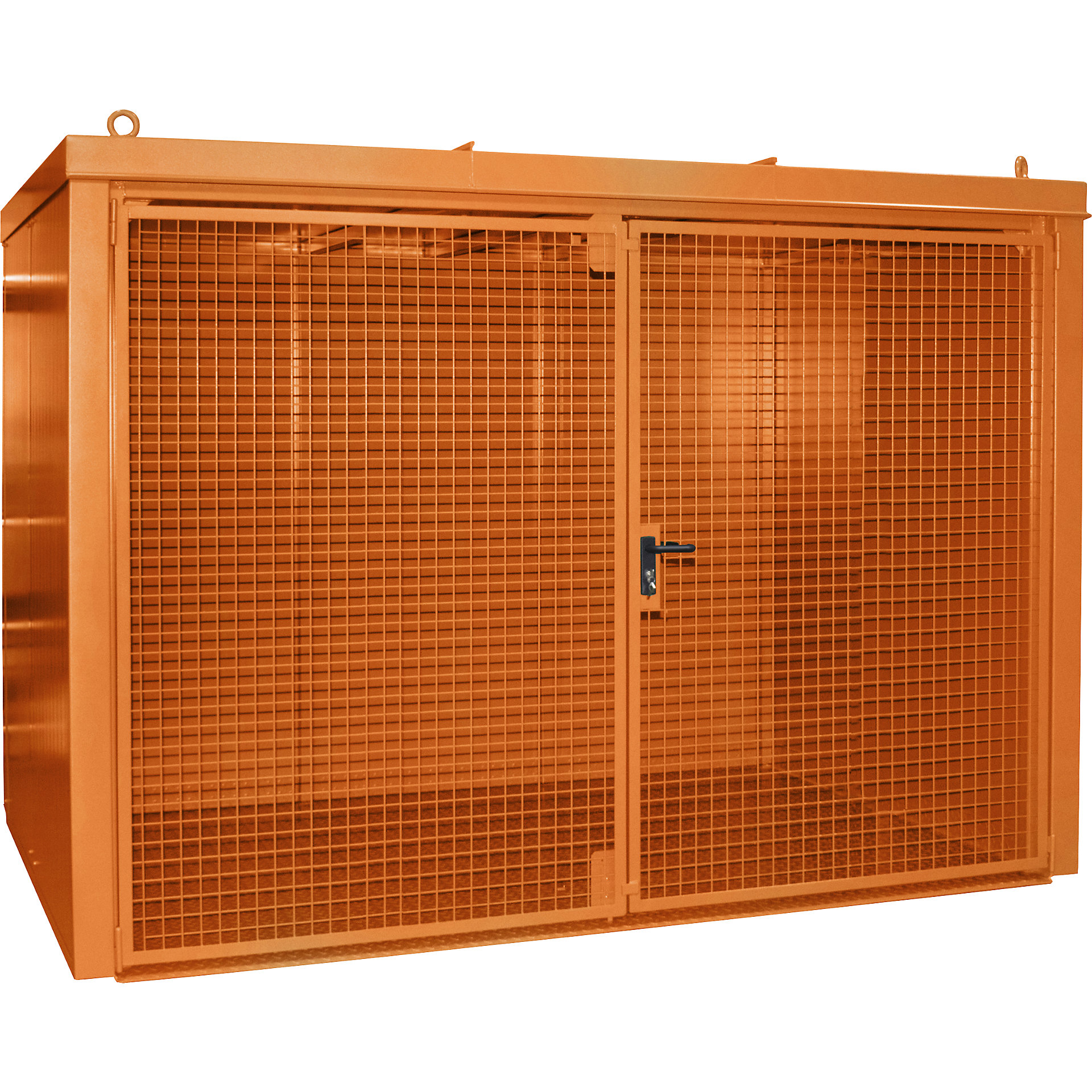 EUROKRAFTpro – Gas cylinder container, fire resistant: for 60 cylinders ...