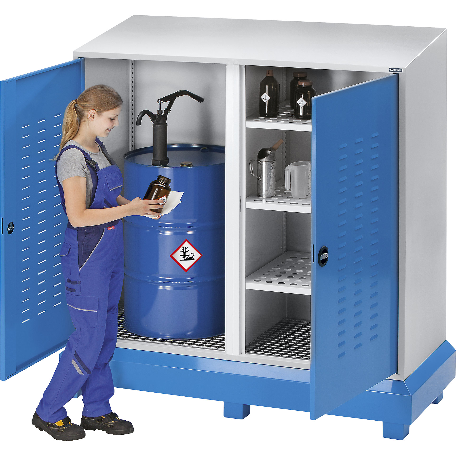 Hazardous goods containers, hazardous goods storage units | KAISER+KRAFT