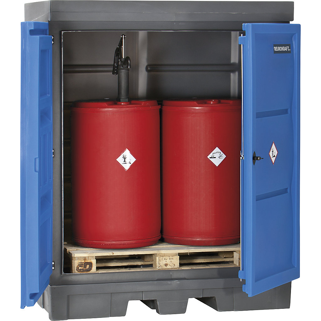 Hazardous goods containers, hazardous goods storage units | KAISER+KRAFT
