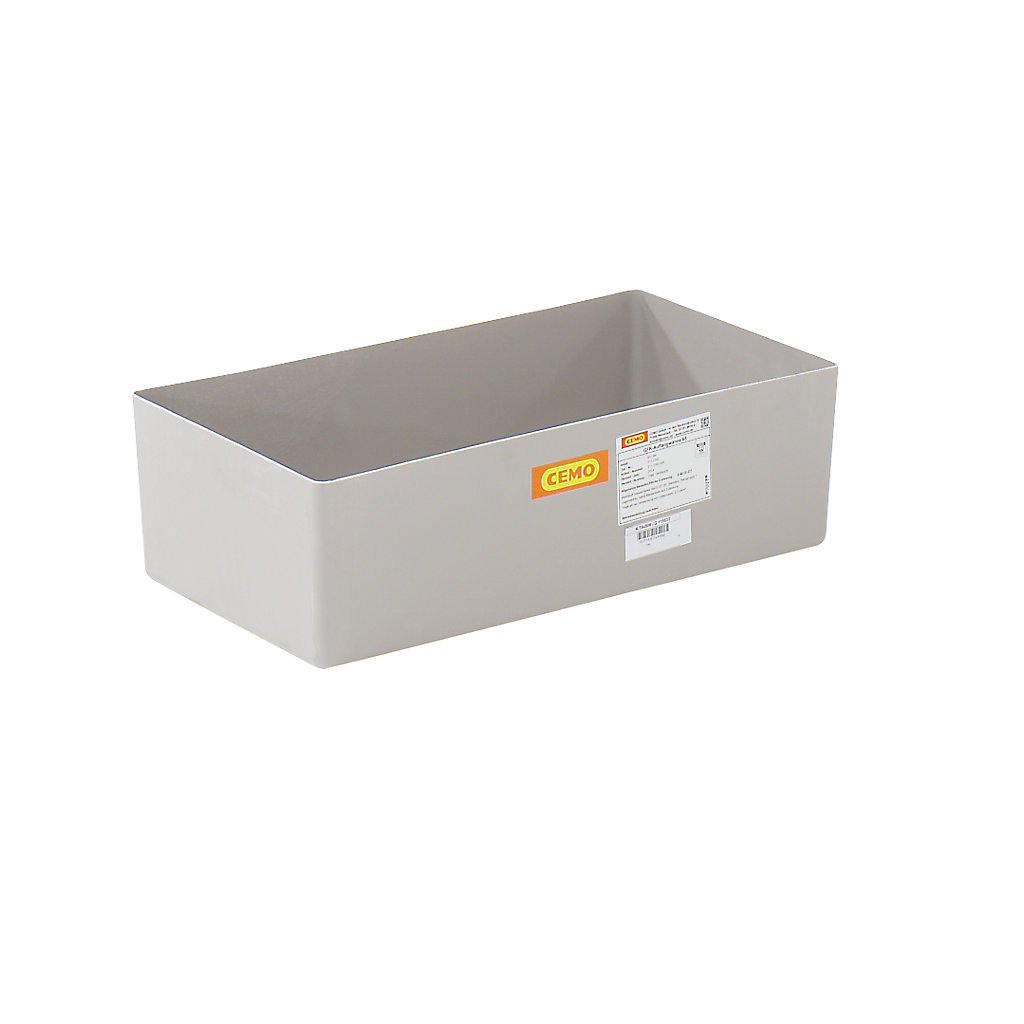 GRP base sump tray – CEMO: small containers, with certification ...