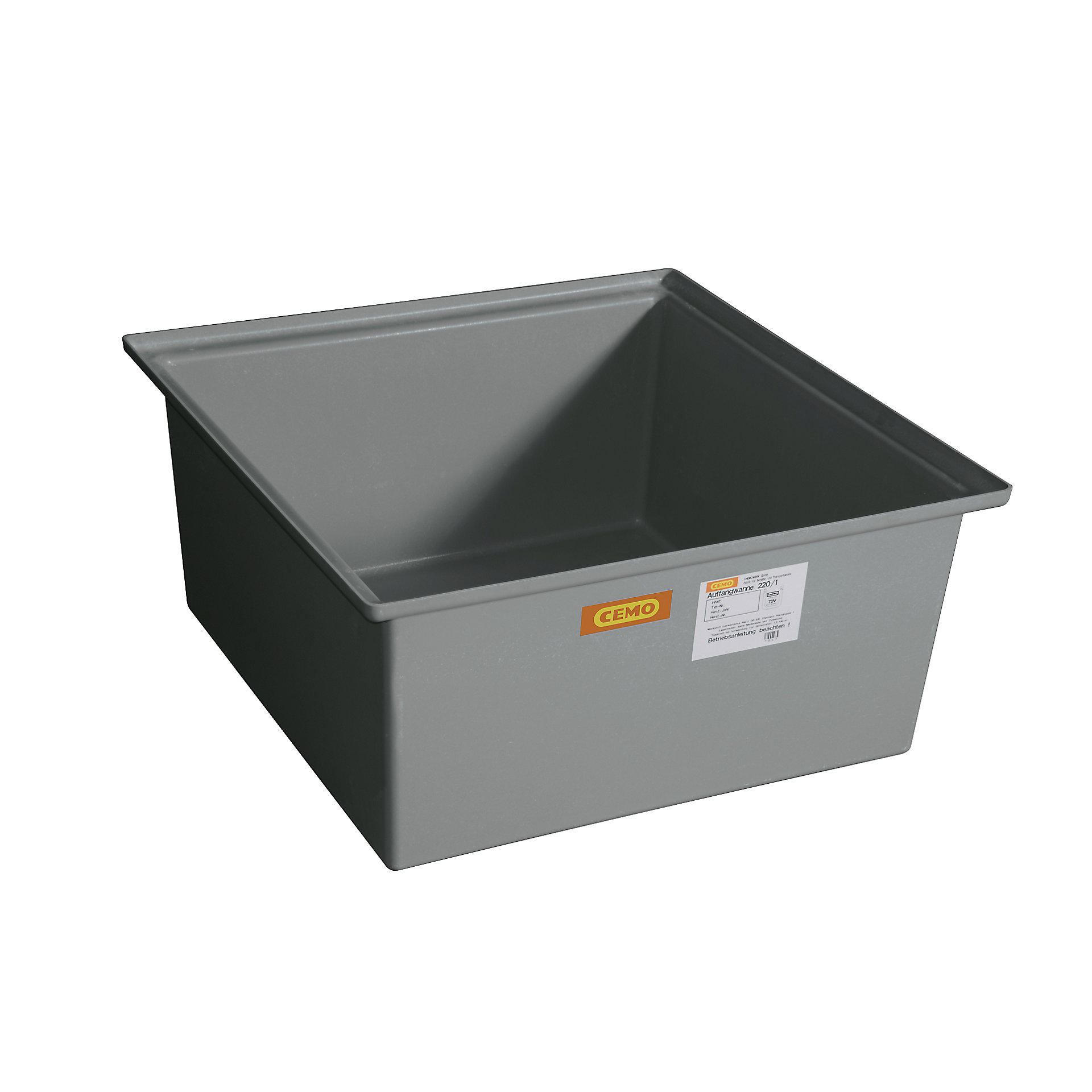 GRP base sump tray – CEMO: 1 x 200 litre drum, without certification ...