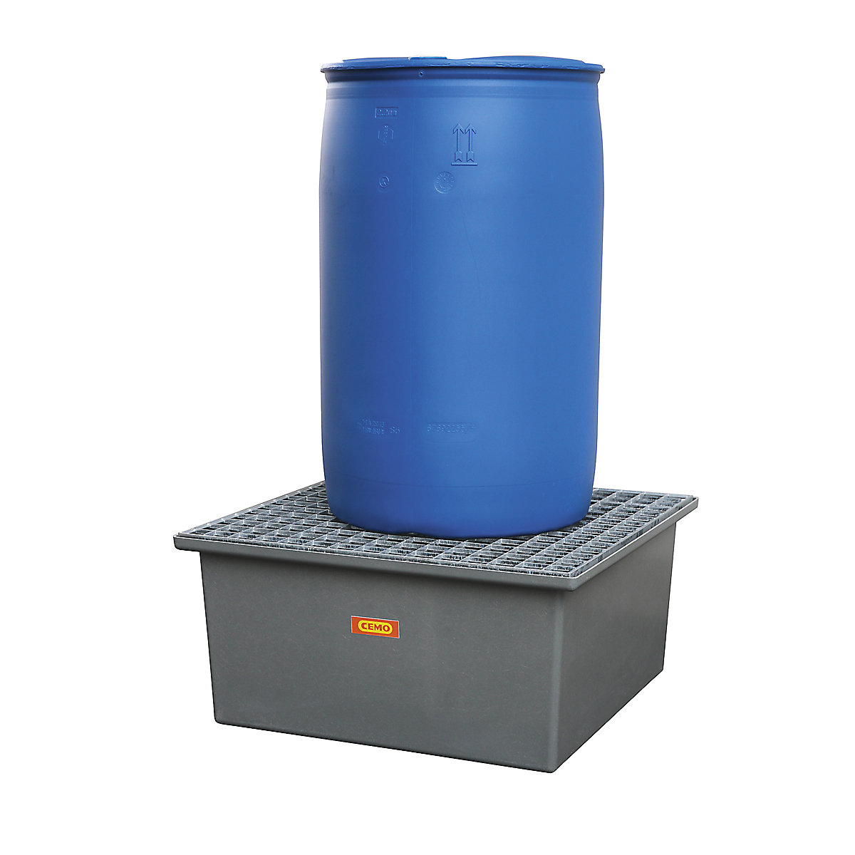GRP base sump tray – CEMO: 1 x 200 litre drum, without certification ...
