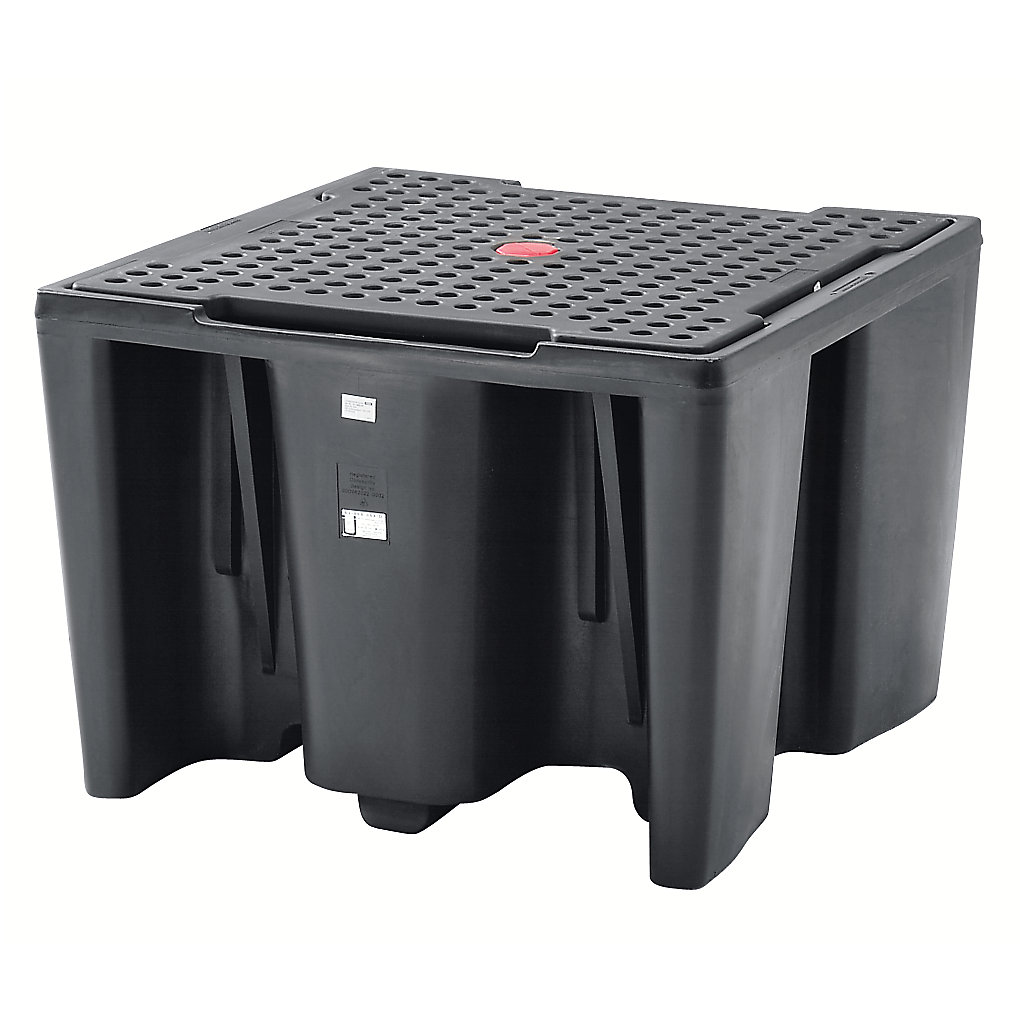 PE sump tray for IBC/CTC tank containers: capacity 1 container ...