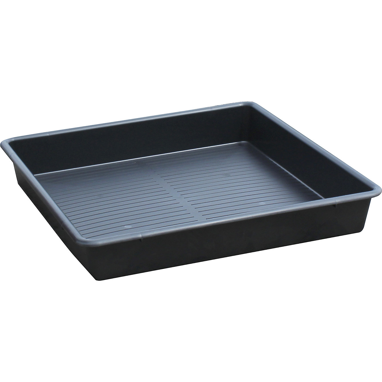 PE sump tray for small containers: capacity 64 l, 800 x 800 x 120 mm ...
