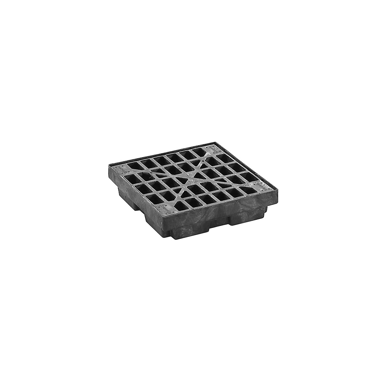 PE sump tray made of recycled PE – Justrite: low profile sump tray ...
