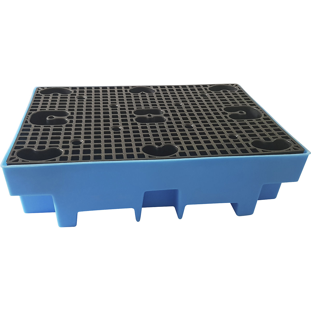 PE sump tray with PE grate: 2 x 200 litre drums | kaiserkraft