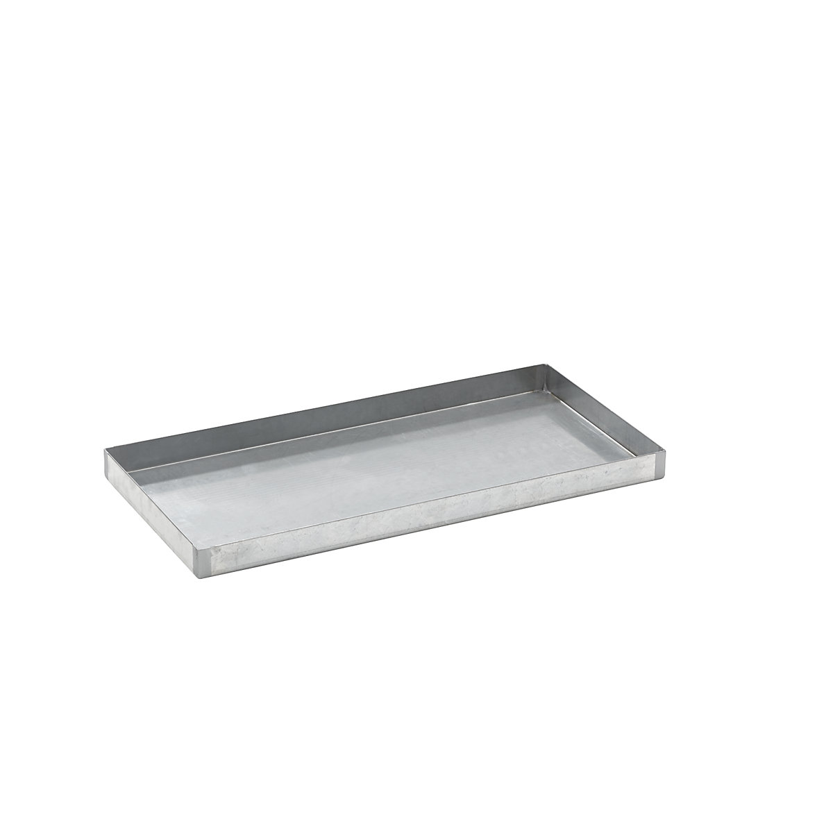 Steel sump tray for small containers – eurokraft basic: LxWxH 940 x 470 ...