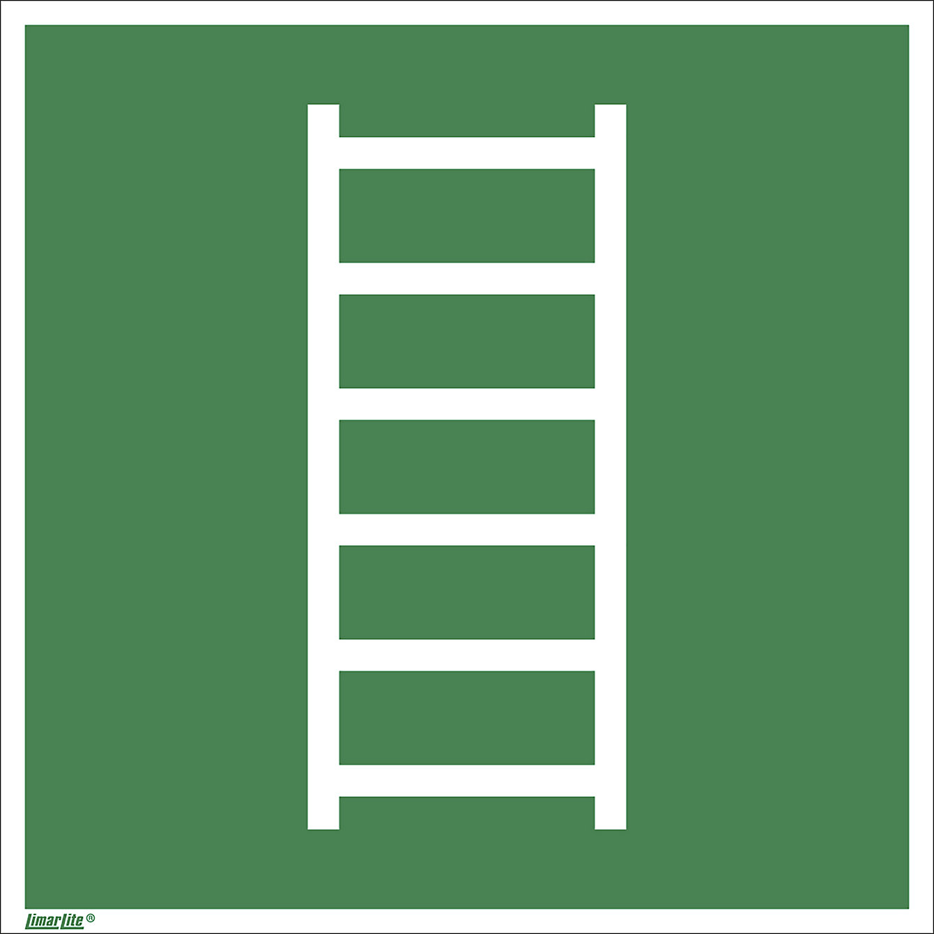 Emergency sign: fire escape ladder, pack of 10 | kaiserkraft