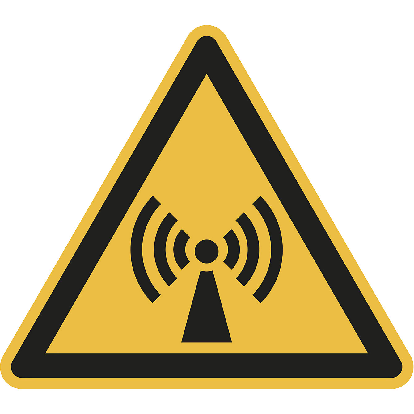 Hazard signs: hazard: non-ionising electromagnetic radiation, pack of ...