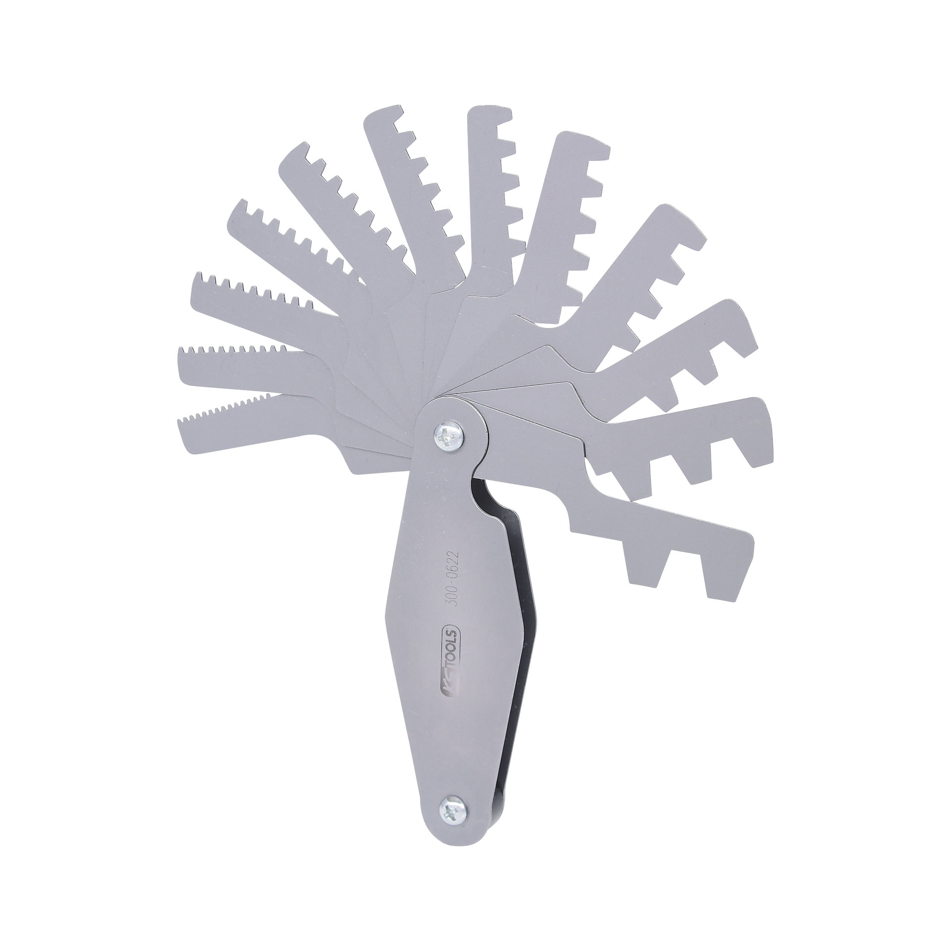 Calibrador de roscas trapezoidal de acero – KS Tools: para roscas de 30 ...