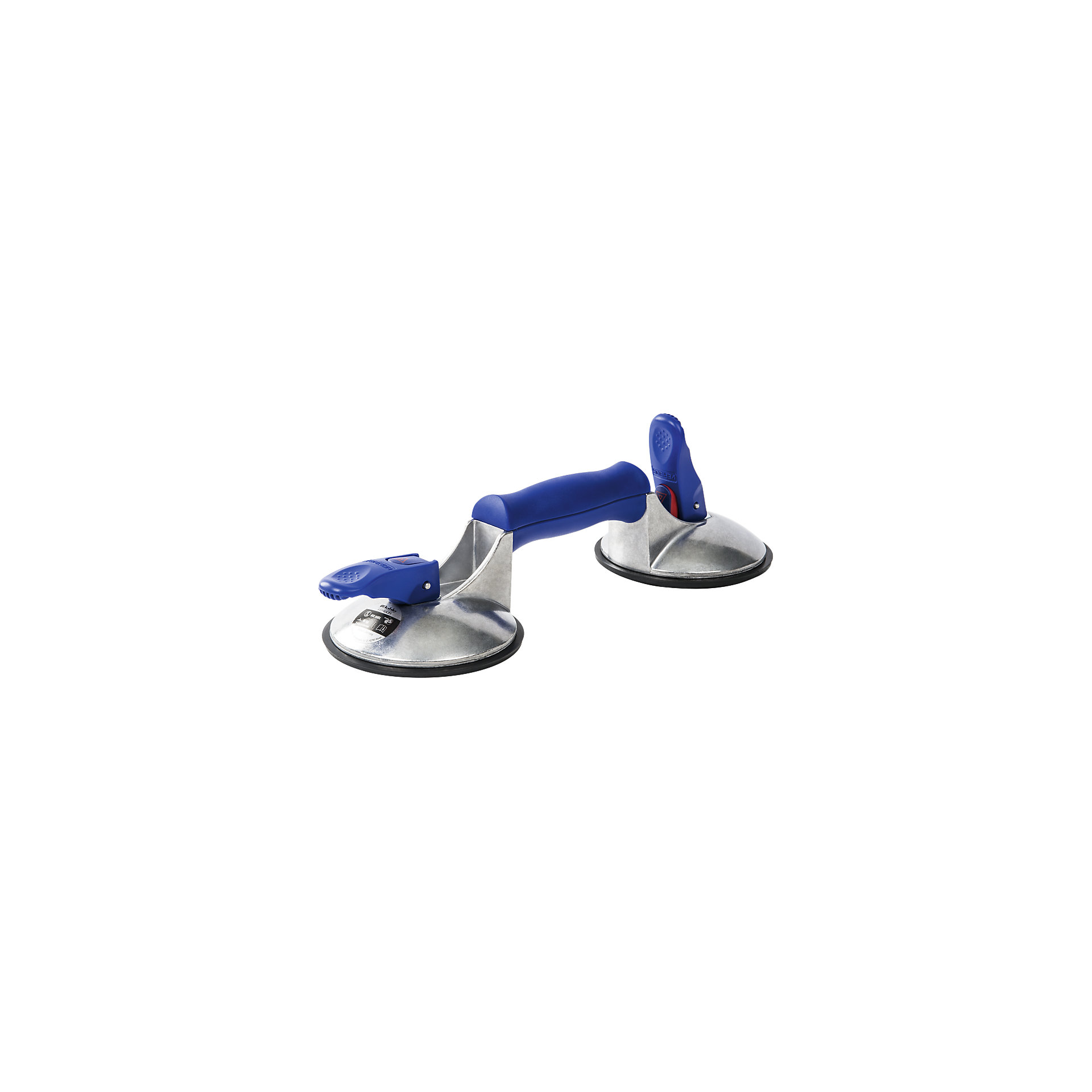 VERIBOR® BLUE LINE suction lifter – Bohle: 2 head aluminium body, max ...