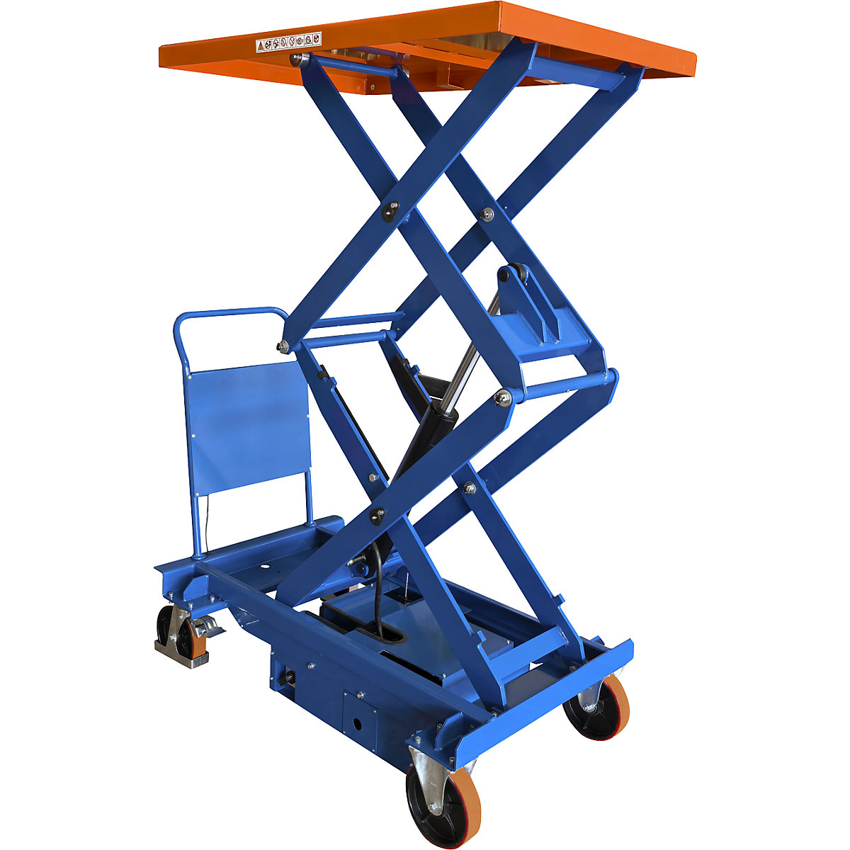 Hubplattformwagen, elektrisch: LxB 1400 x 820 mm | kaiserkraft
