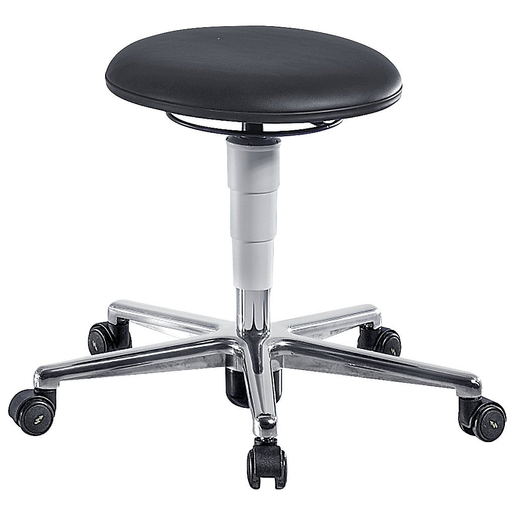 Cleanroom industrial stool – bimos: anti-static design | kaiserkraft