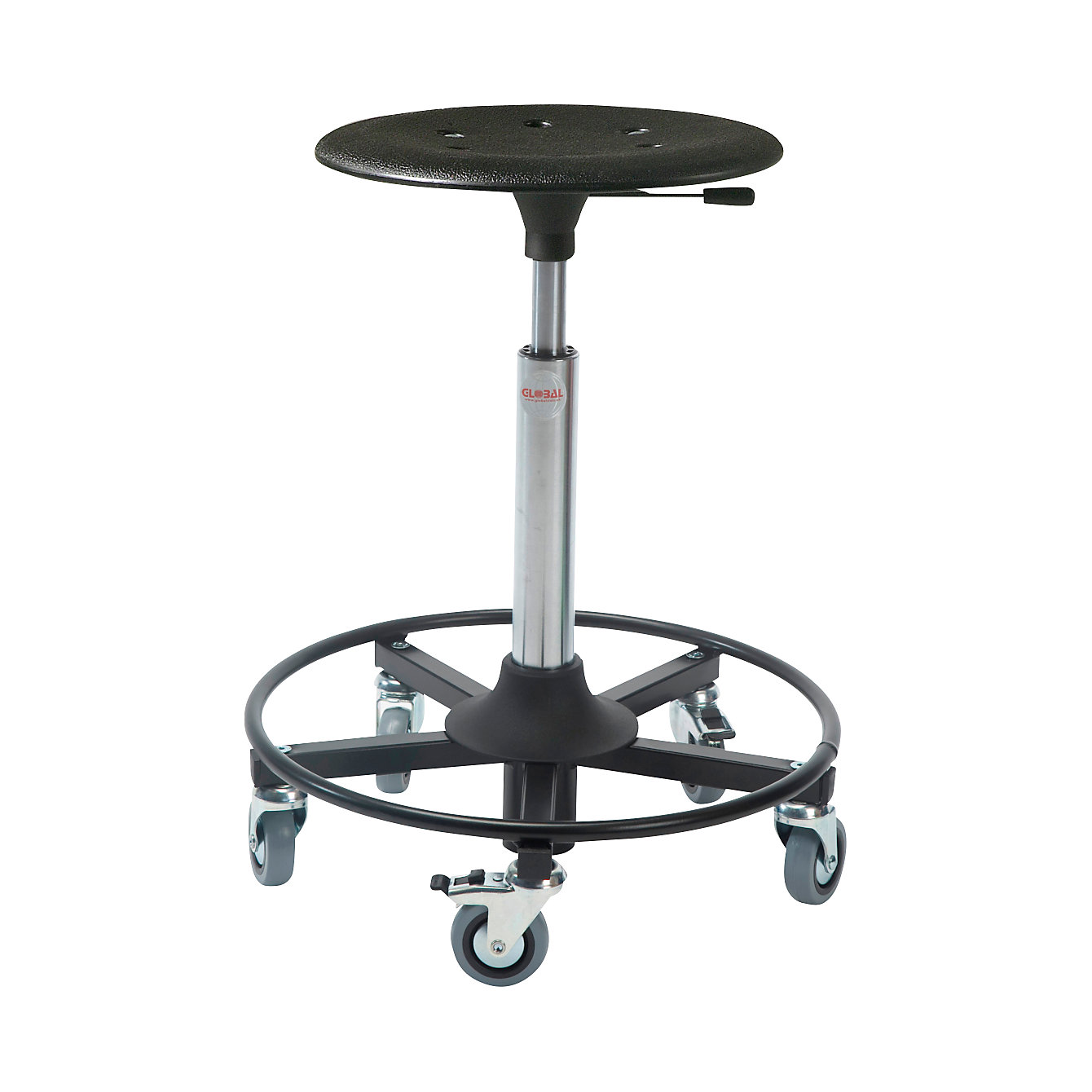 Welding and workshop stool: seat made of impact resistant plastic ...