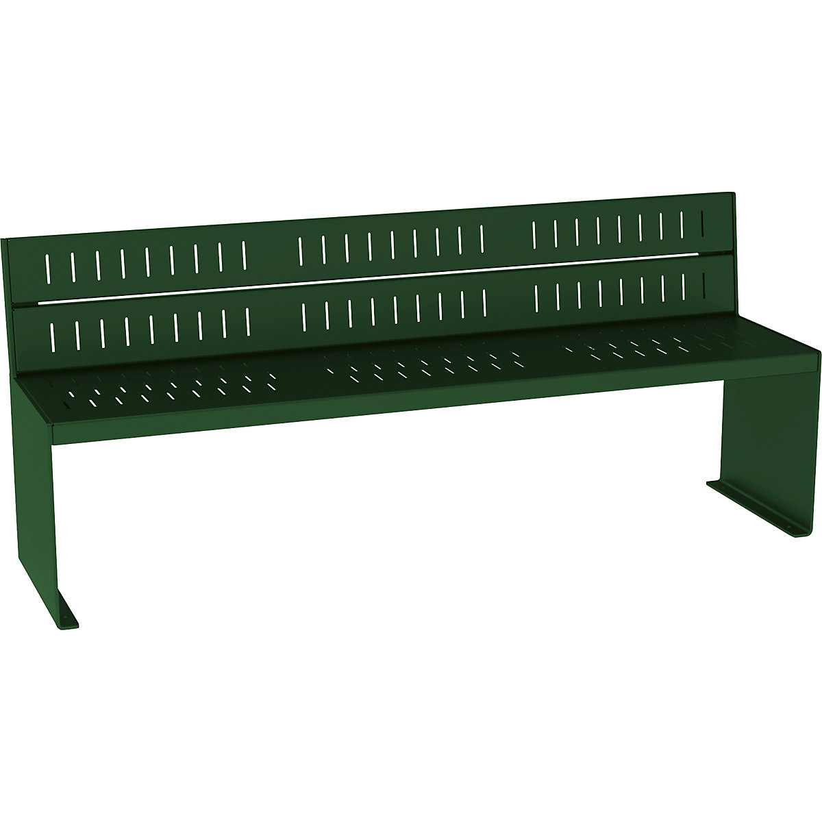 PROCITY – Banc KUBE en acier: profondeur h.t. 450 mm | kaiserkraft