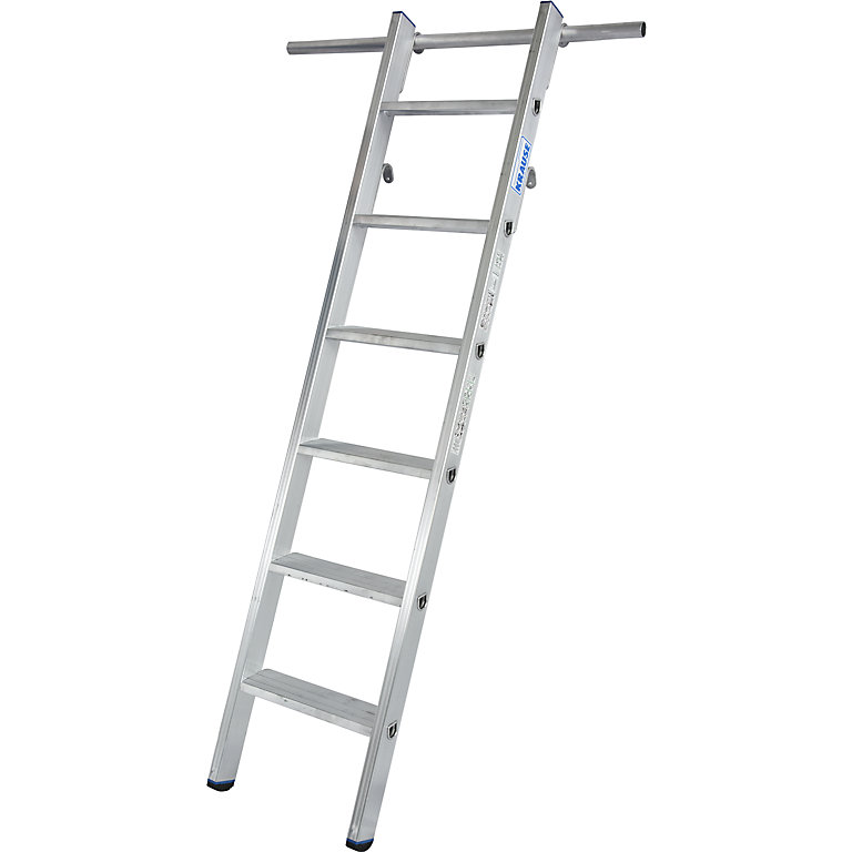 Treden-stellingladder – KRAUSE: om op te hangen, 2 paar inhanghaken ...