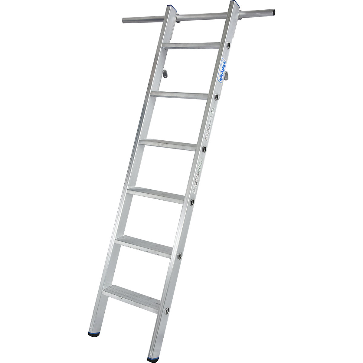 Step shelf ladder – KRAUSE: suspendable, with 2 pairs of hooks ...