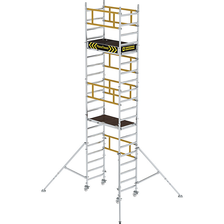 FLEXXTOWER one-person scaffolding – MUNK: working height 6 m | kaiserkraft