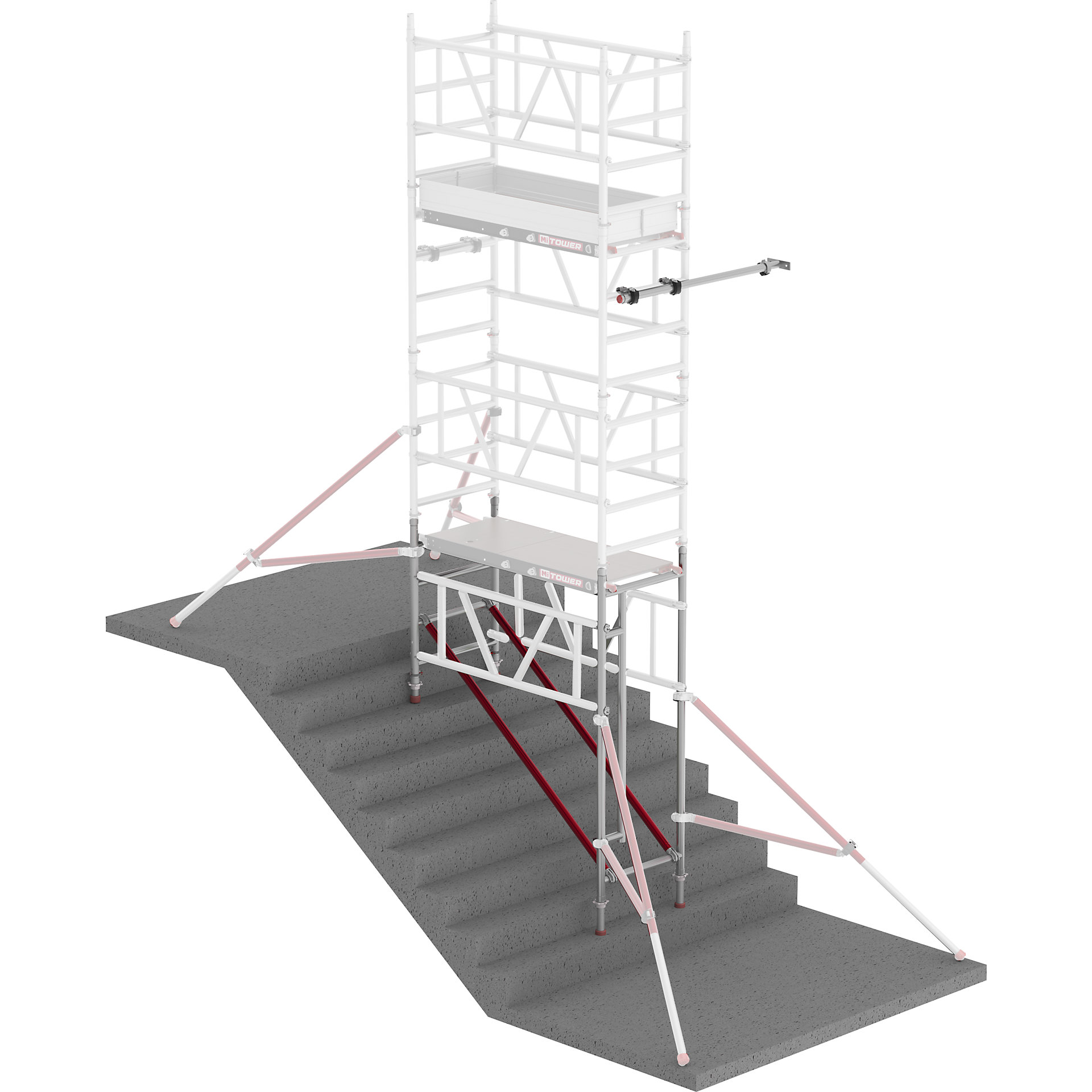 MiTOWER STAIRS extension module – Altrex: plus | kaiserkraft