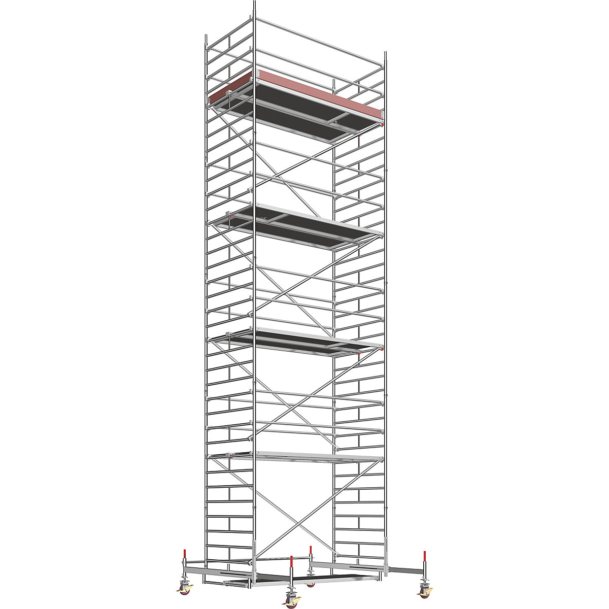 Layher – Universal mobile access tower: wide model | KAISER+KRAFT
