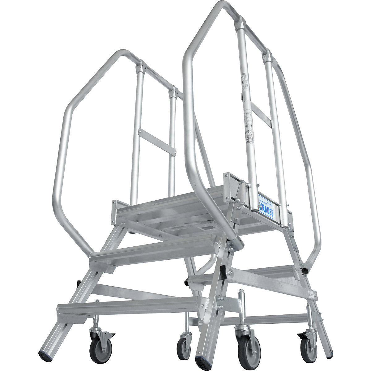 KRAUSE – Mobile safety steps: double sided access | KAISER+KRAFT
