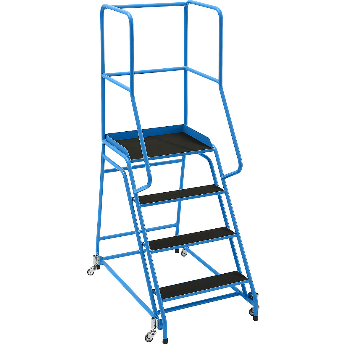 EUROKRAFTpro – Mobile safety steps: platform and steps with ribbed ...