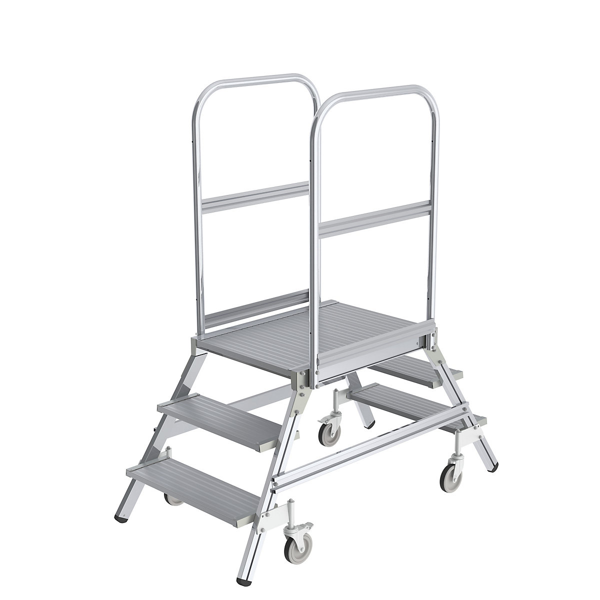 MUNK – Platform steps with double sided access: platform and steps made ...