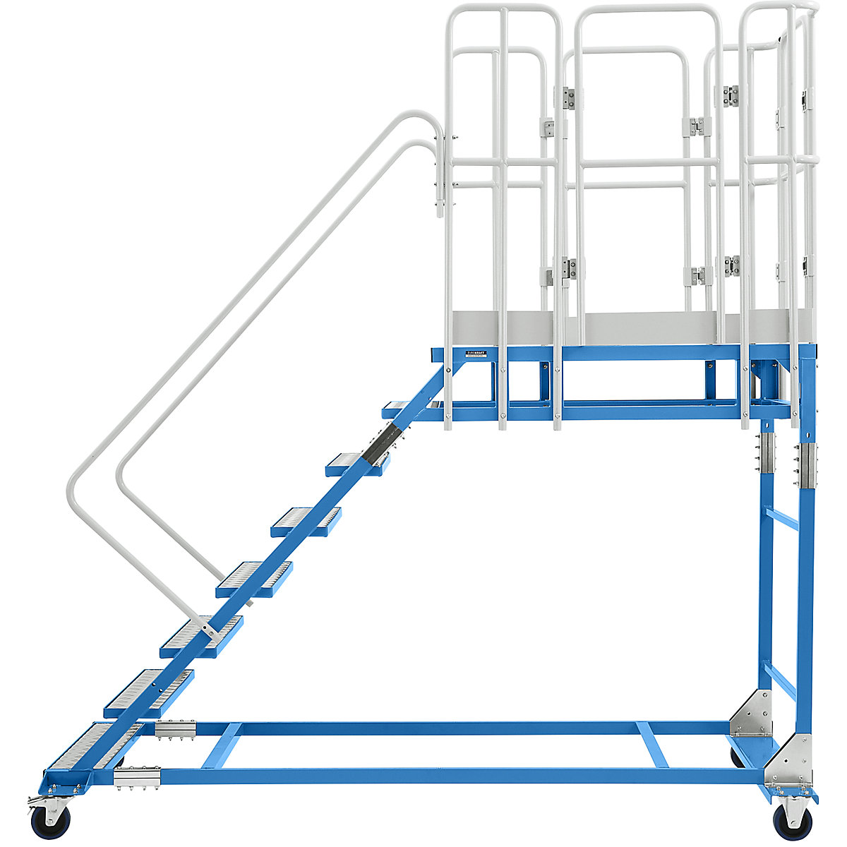 XXL platform steps – eurokraft pro: with aluminium inserts, platform ...